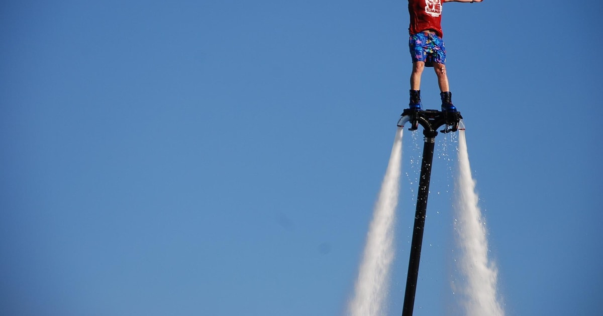 Santorini: Fly Board Pro Adventure in Perivolos Beach | GetYourGuide