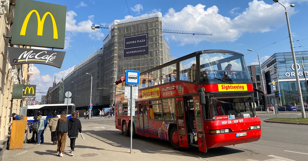 Riga: 24-Hour Hop-On, Hop-Off Grand Bus Tour | GetYourGuide