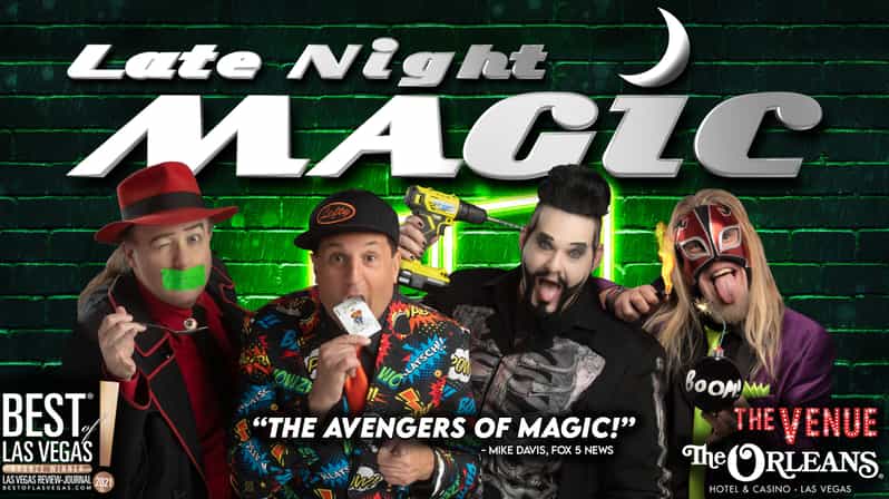 Las Vegas: Late Night Magic Show for Adults | GetYourGuide