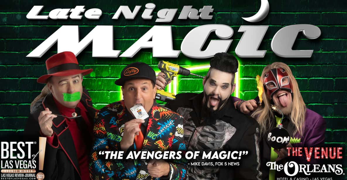 Las Vegas: Late Night Magic Show for Adults | GetYourGuide