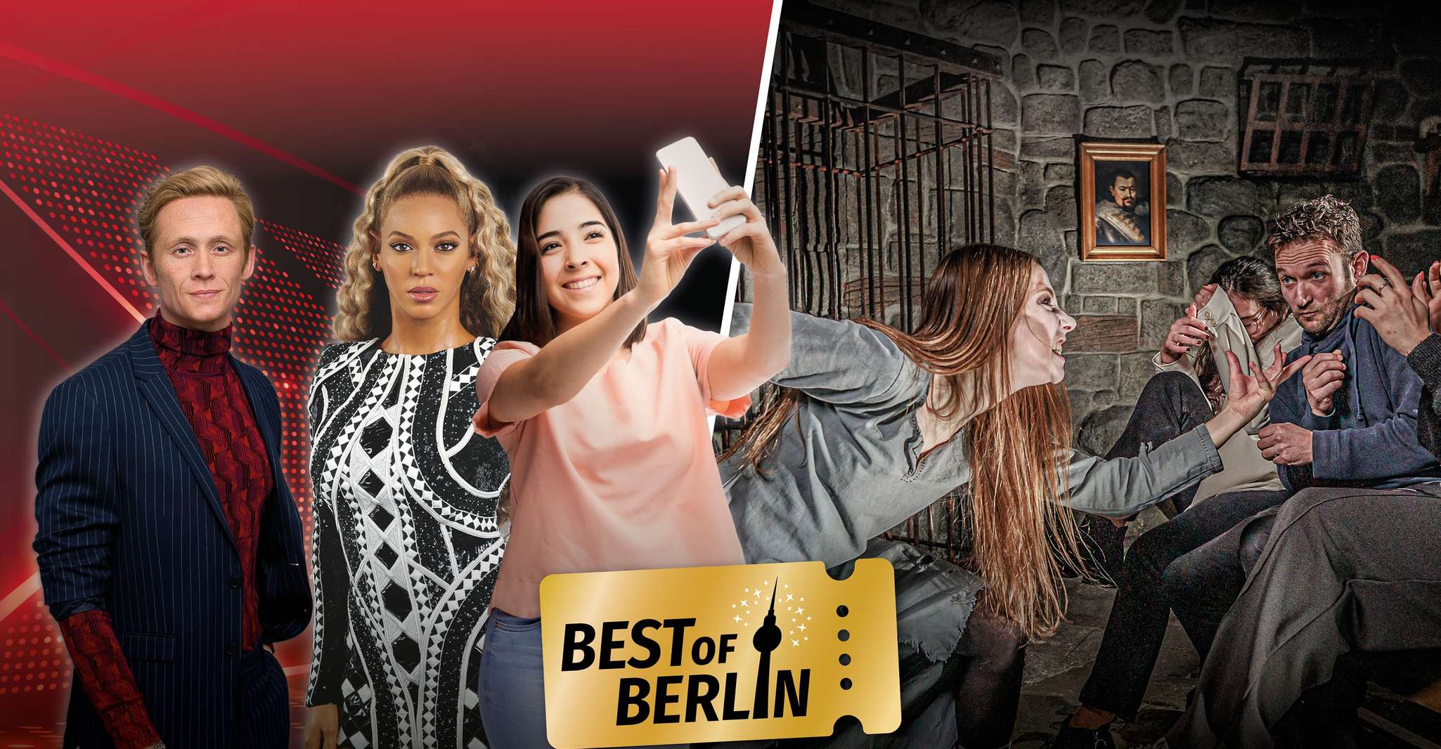 Berlin, Madame Tussauds Museum & Berlin Dungeon Combo Ticket | Bundle in Berlin