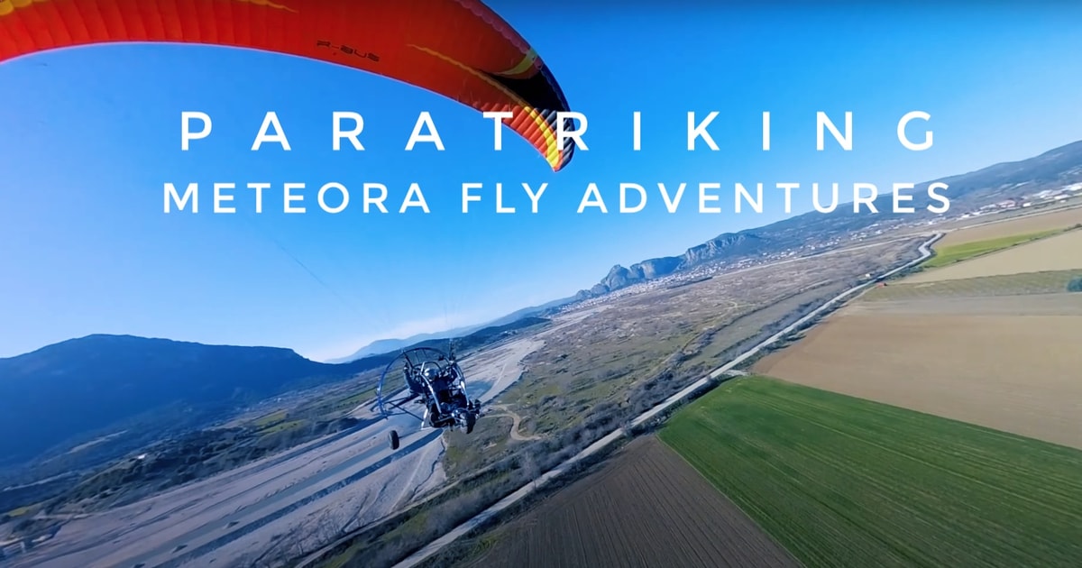 Meteora Powered Tandem Paragliding Flight Experience | GetYourGuide