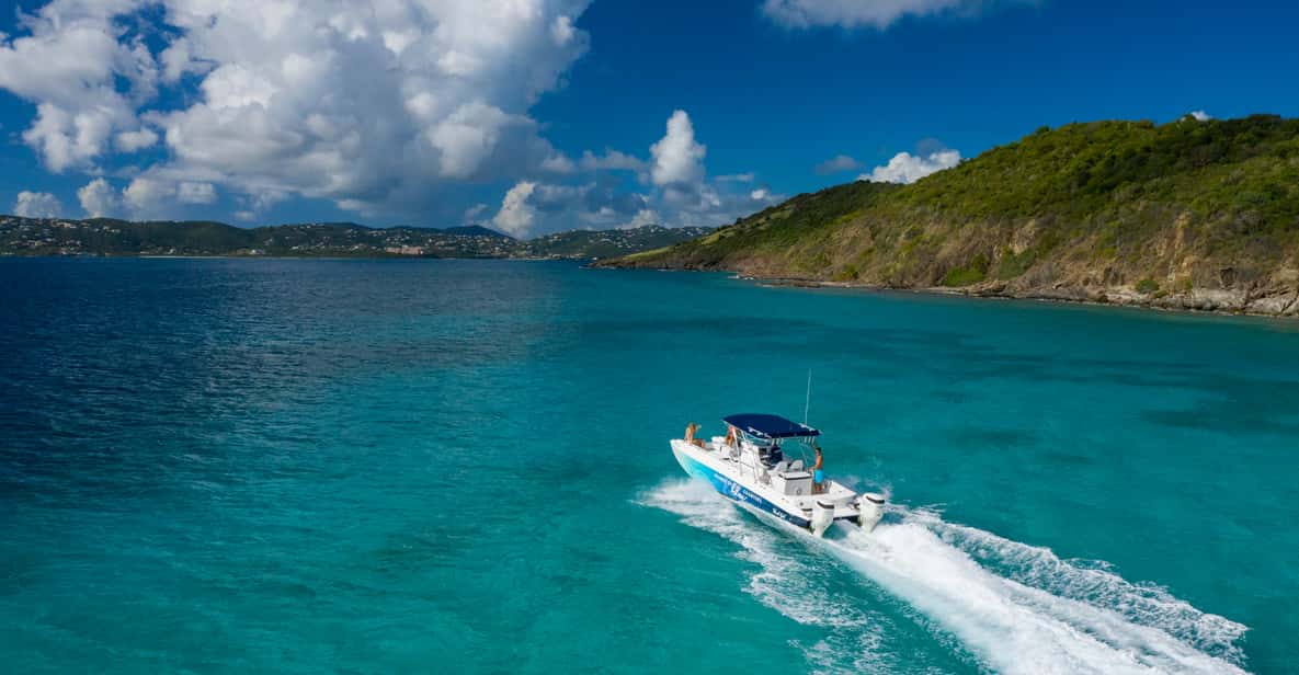 St Thomas og St John: Bådtur til snorkling og strandene | GetYourGuide