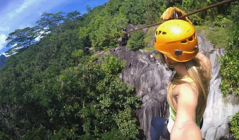 Mahe Island: Zip Lining and Marine Park Snorkeling Excursion | GetYourGuide