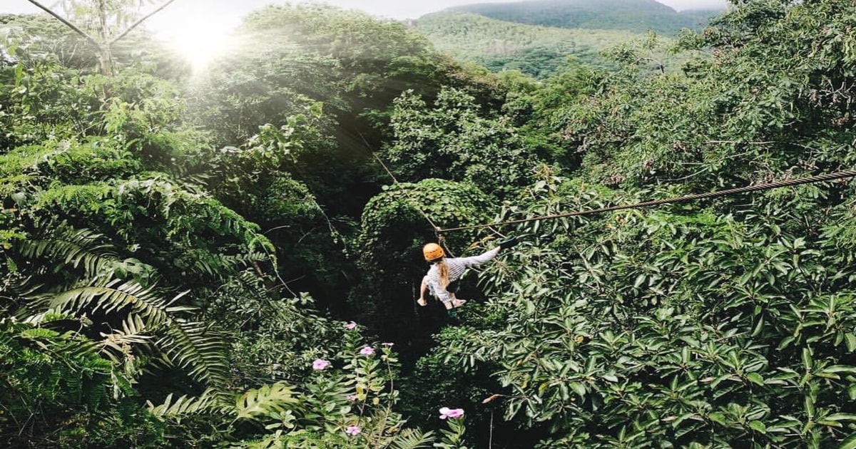 Insel Mahe: Zip Lining und Schnorchelausflug zum Meerespark | GetYourGuide