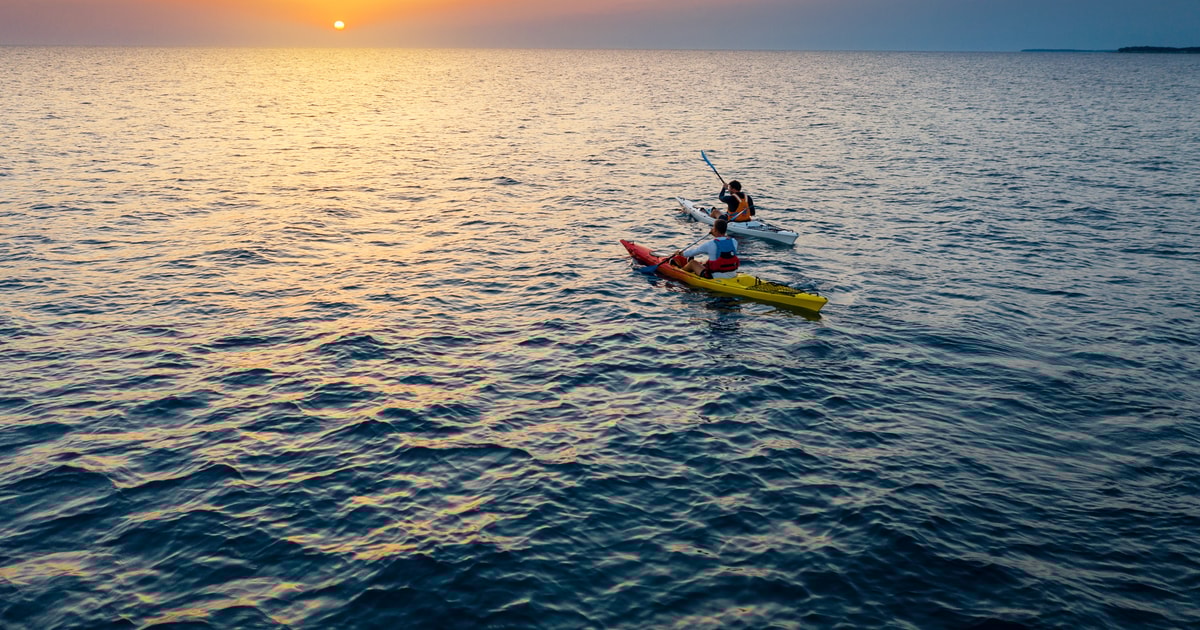 Poreč: Sea Kayaking Sunset Tour | GetYourGuide
