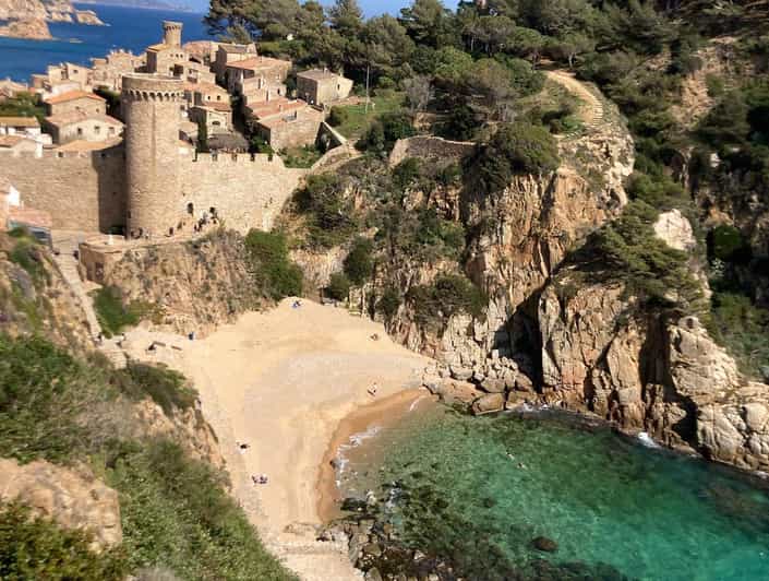 From Barcelona: Tossa de Mar Glass-Bottom Boat Tour and Hike | GetYourGuide