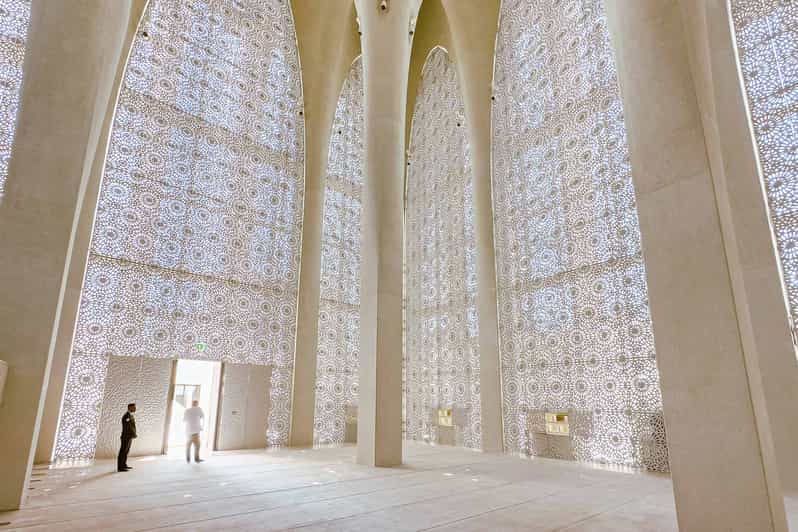 From Dubai: Louvre Museum, Grand Mosque & Abrahamic House | GetYourGuide