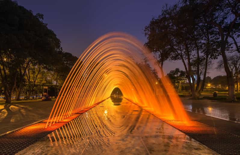 Lima: Magic Water Circuit Light Show Tour with Pickup | GetYourGuide