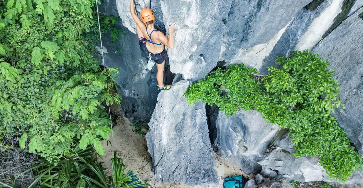 Cat Ba: Moody Beach Guided Top Rope Rock Climbing Tour | GetYourGuide