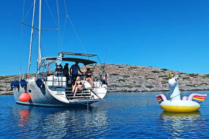 Heraklion: Ostrov Dia Luxusní výlet na plachetnici s výhledem na západ ...