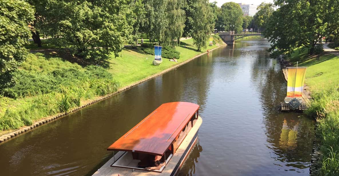 Riga: Private boat tour in Riga Canal and Daugava | GetYourGuide
