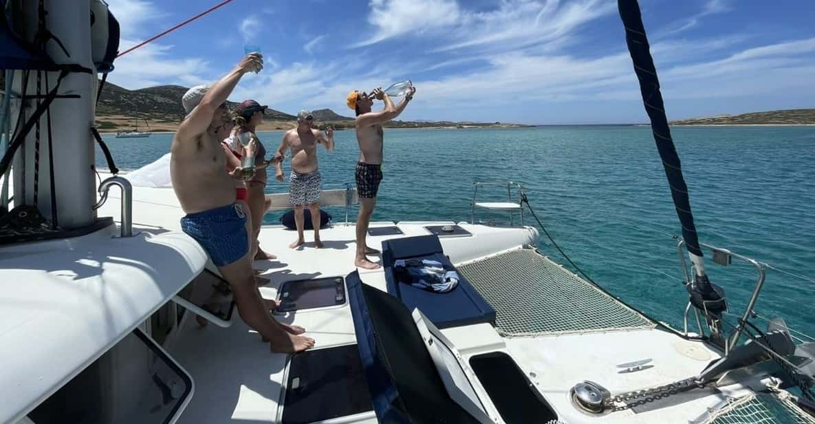 Private Full Day Paros Catamaran Cruise | GetYourGuide