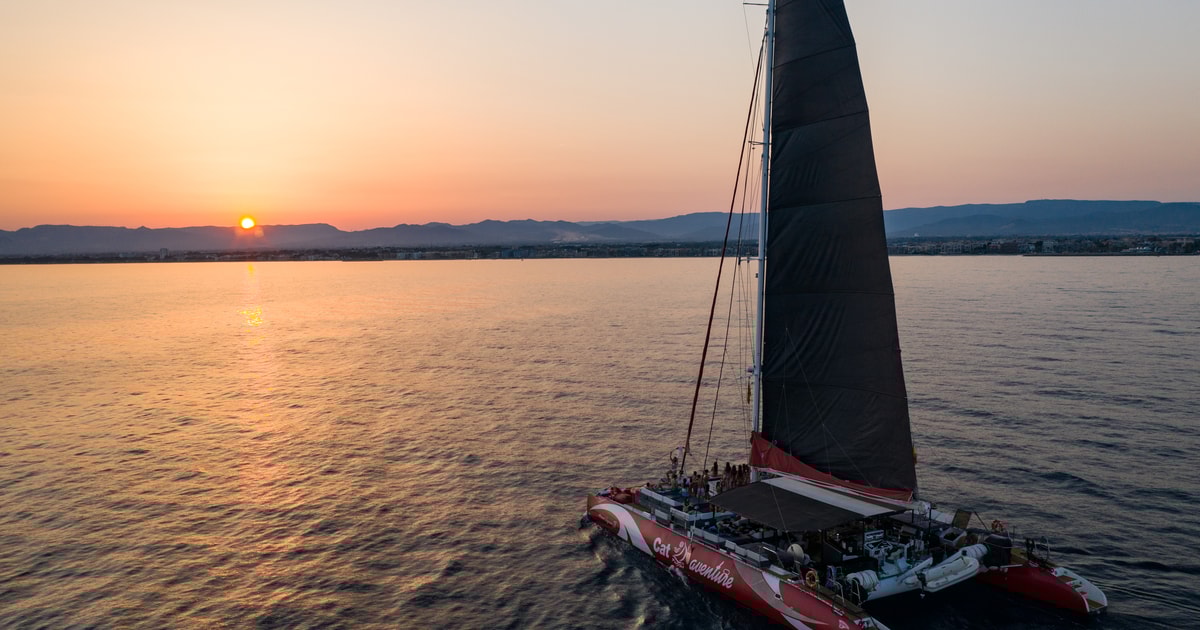 Cambrils: Exclusive Sunset Catamaran Cruise only Drinks | GetYourGuide