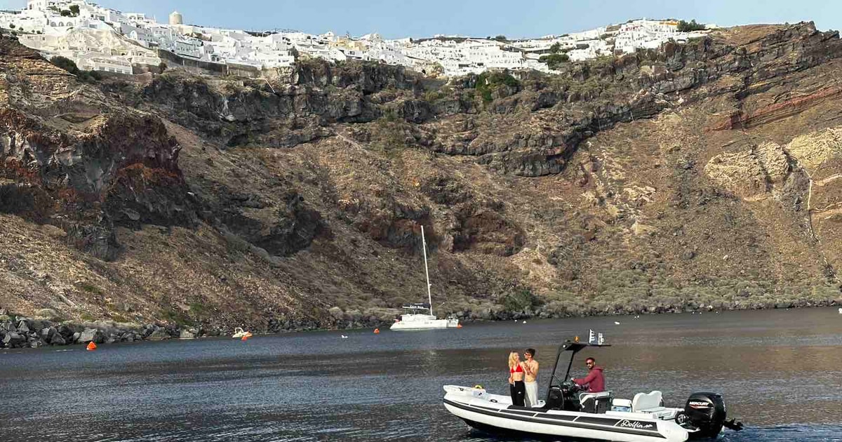 Santorini: Private RIB Cruise with Volcano & Thirassia Visit | GetYourGuide