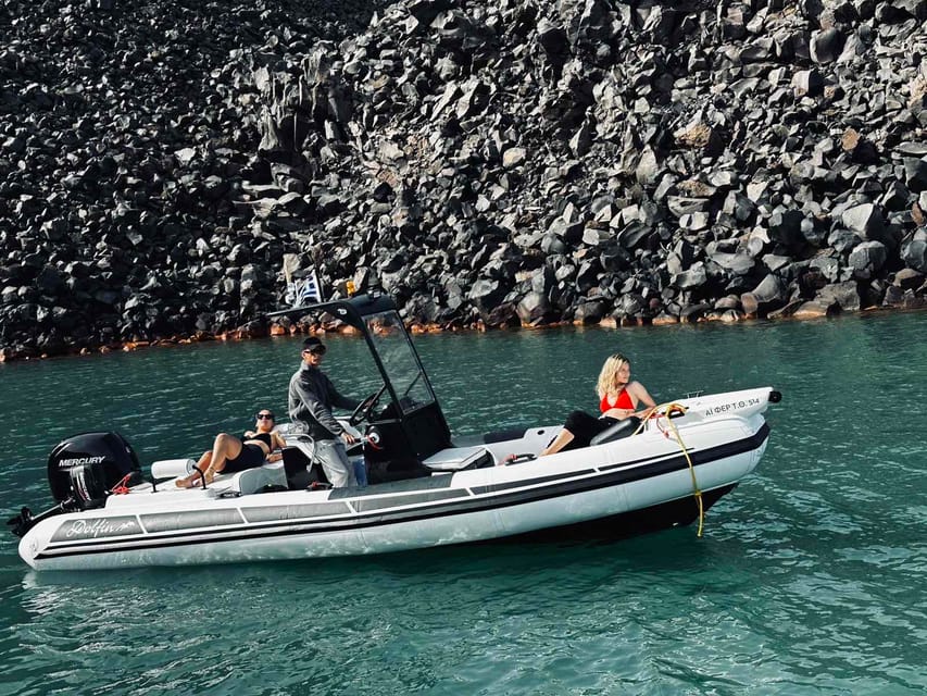 Santorini: Private RIB Cruise with Volcano & Thirassia Visit | GetYourGuide