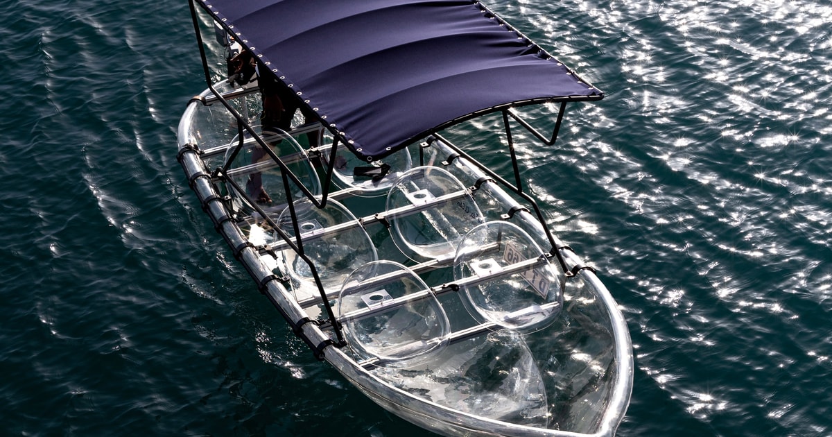 Dubai: Crystal Clear Boat Ride with Burj Khalifa View | GetYourGuide