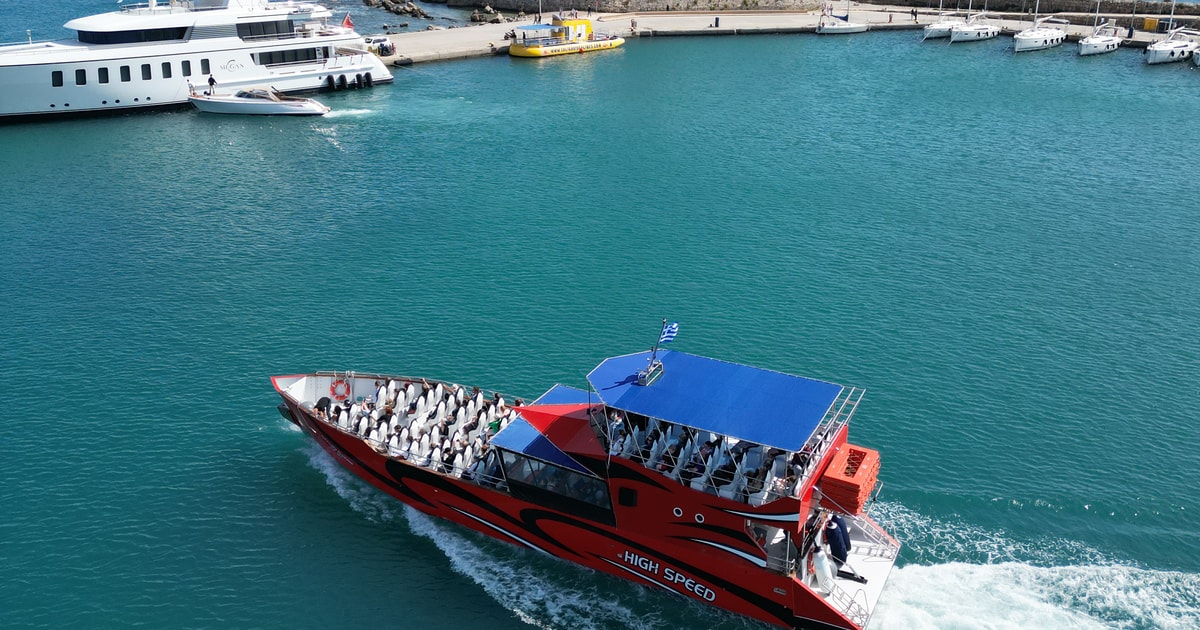 From Faliraki: High-Speed Boat to Symi Island & Panormitis | GetYourGuide