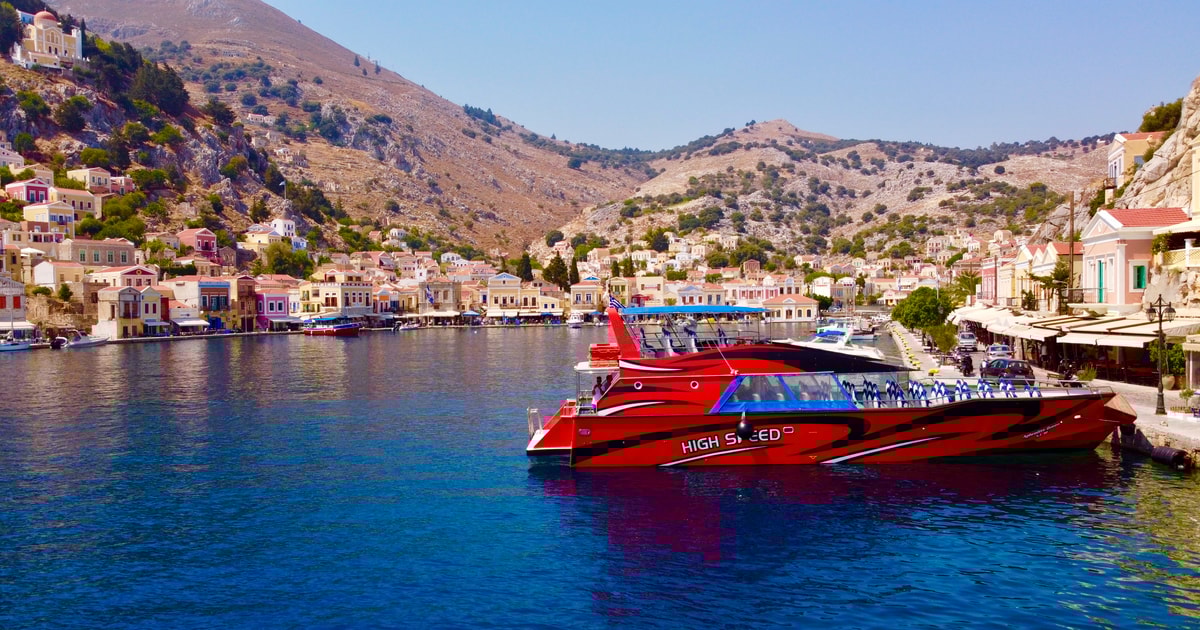 Faliraki: High Speed Boat To Symi & Panormitis from Faliraki | GetYourGuide
