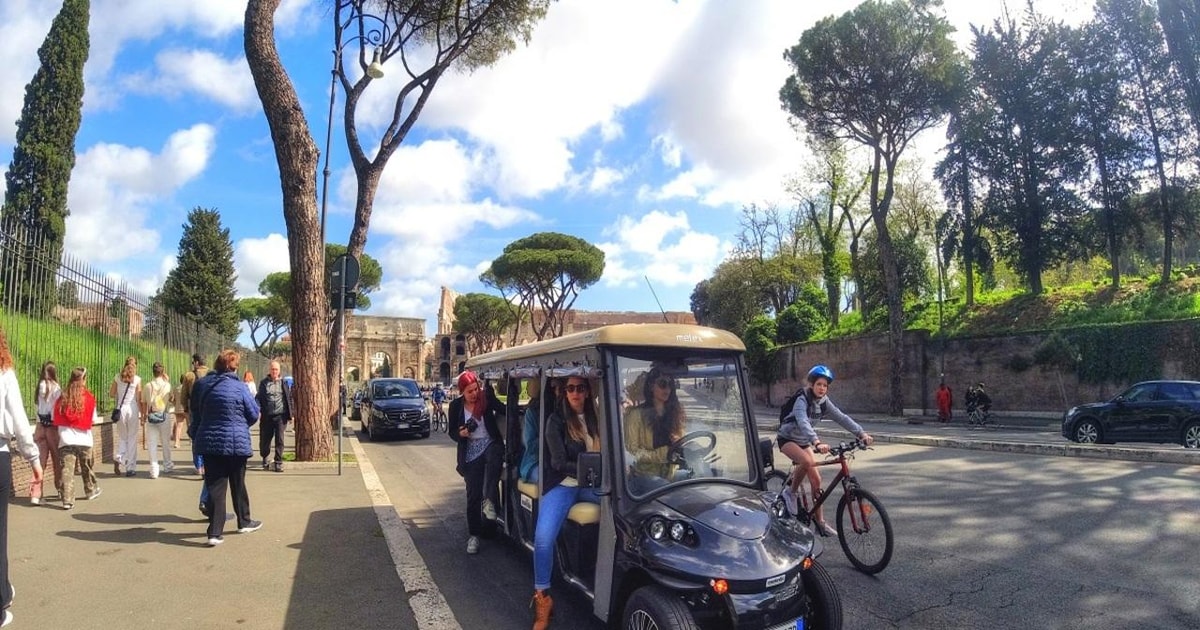Die wichtigsten Sehenswürdigkeiten Roms mit dem Luxus-Golfwagen ...