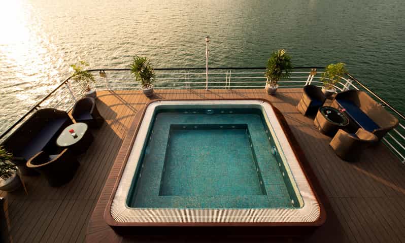 Hanoi: Ha Long Bay Overnight Cruise with Jacuzzi & Balcony | GetYourGuide