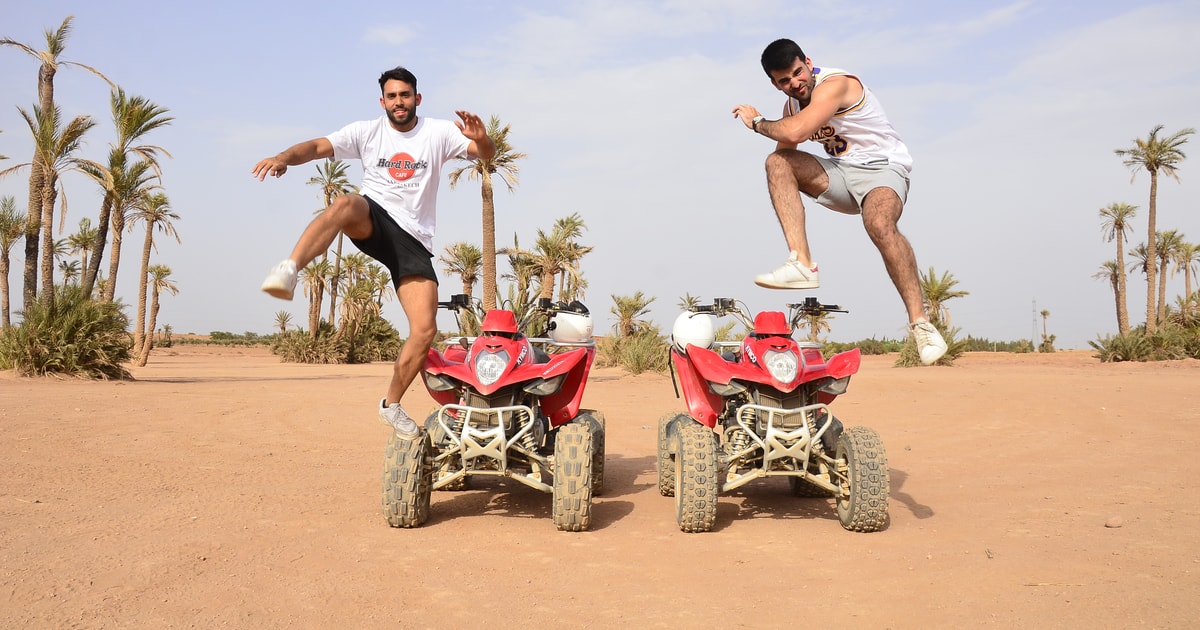 Marrakech: Tour guidato della Palmeraie in quad con pausa tè | GetYourGuide