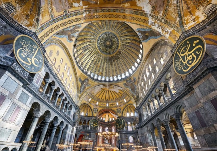 Istanbul: Hagia Sophia and Basilica Cistern Guided Tour | GetYourGuide