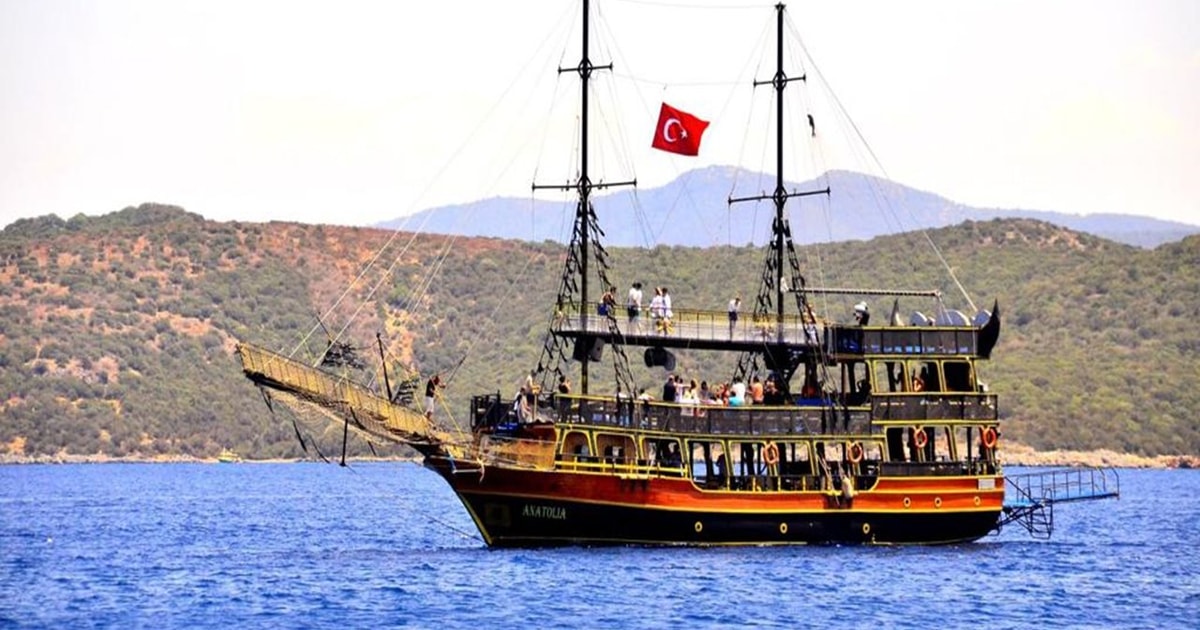 Bodrum: Pirate Boat Trip with BBQ Lunch and Optional Pickup | GetYourGuide