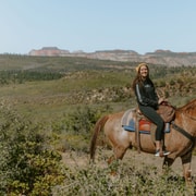 Orderville: Checkerboard Mesa Guided Sunset Horseback Ride | GetYourGuide