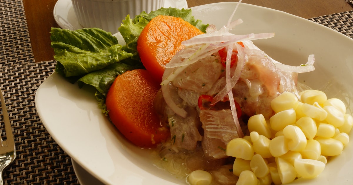 Ceviche show cooking on board | GetYourGuide