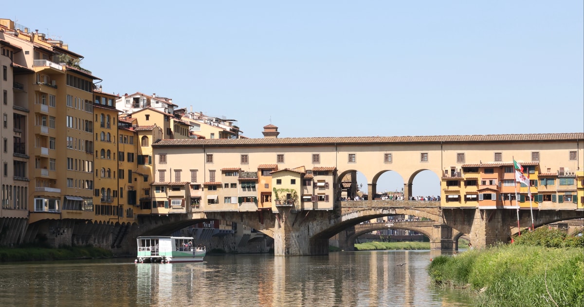 Florence: Arno River Sightseeing Cruise with Commentary | GetYourGuide