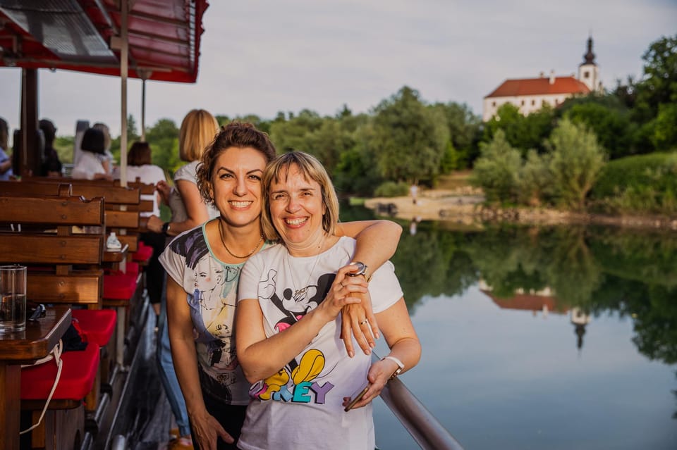 River Boat Tour in Žitna lađa with food and drinks tasting | GetYourGuide