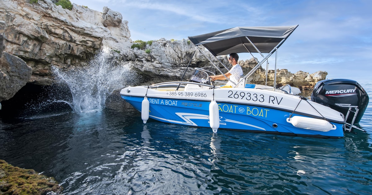 From Rovinj: Sea Caves & Sandy Levan Island Speedboat Tour | GetYourGuide