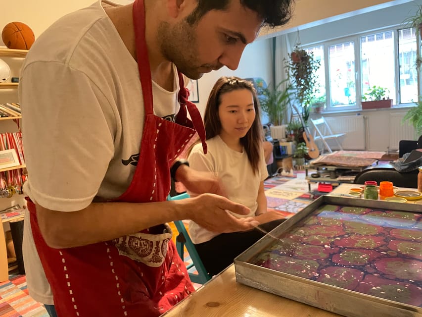 Authentic Turkish Art Marbling - Ebru - with Locals at Home | GetYourGuide