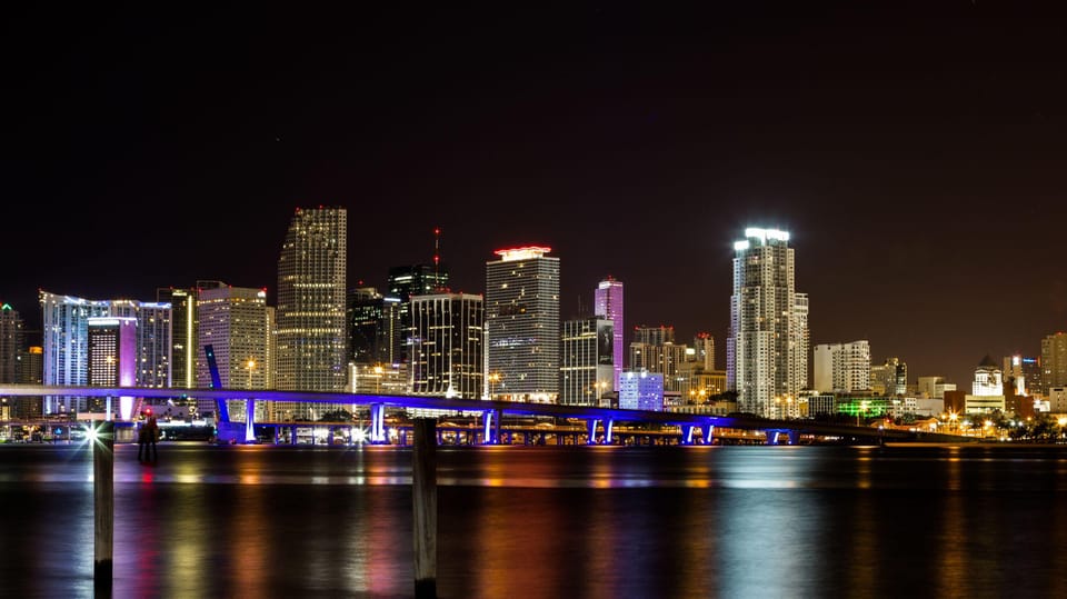 Miami: Open-top Bus Sightseeing Night Tour with Live Guide | GetYourGuide
