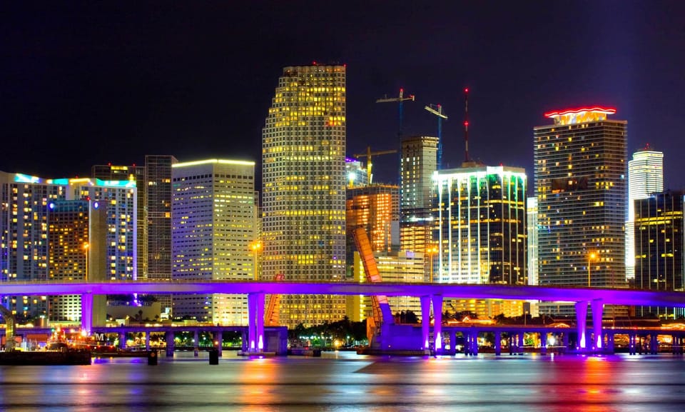 Miami: Sightseeing Open-Top Night Bus Tour with Live Guide | GetYourGuide