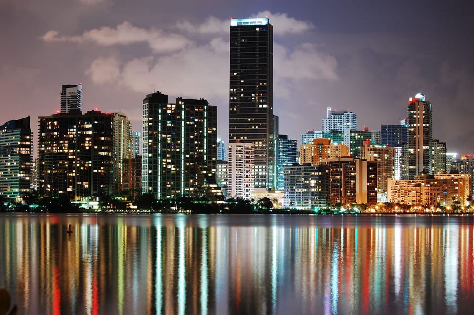 Miami: Sightseeing Open-Top Night Bus Tour with Live Guide | GetYourGuide