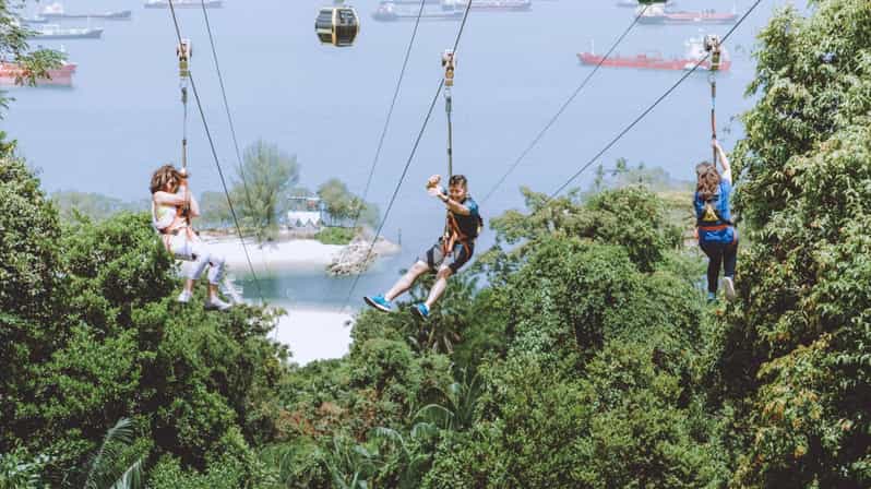 Singapur: Sentosa Mega Adventure Park Zipline Ticket | GetYourGuide