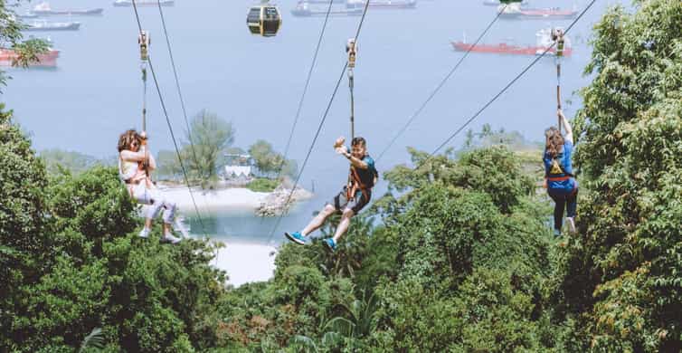 Singapore: Sentosa Mega Adventure Park Zipline Ticket | GetYourGuide