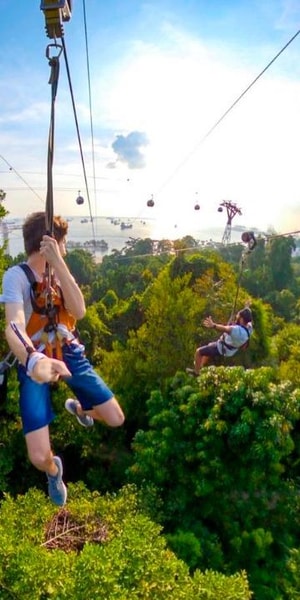 Singapore: Sentosa Mega Adventure Park Zipline Ticket | GetYourGuide