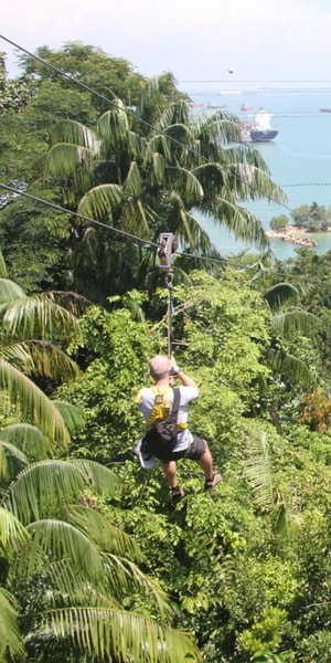 Singapore: Sentosa Mega Adventure Park Zipline Ticket | GetYourGuide