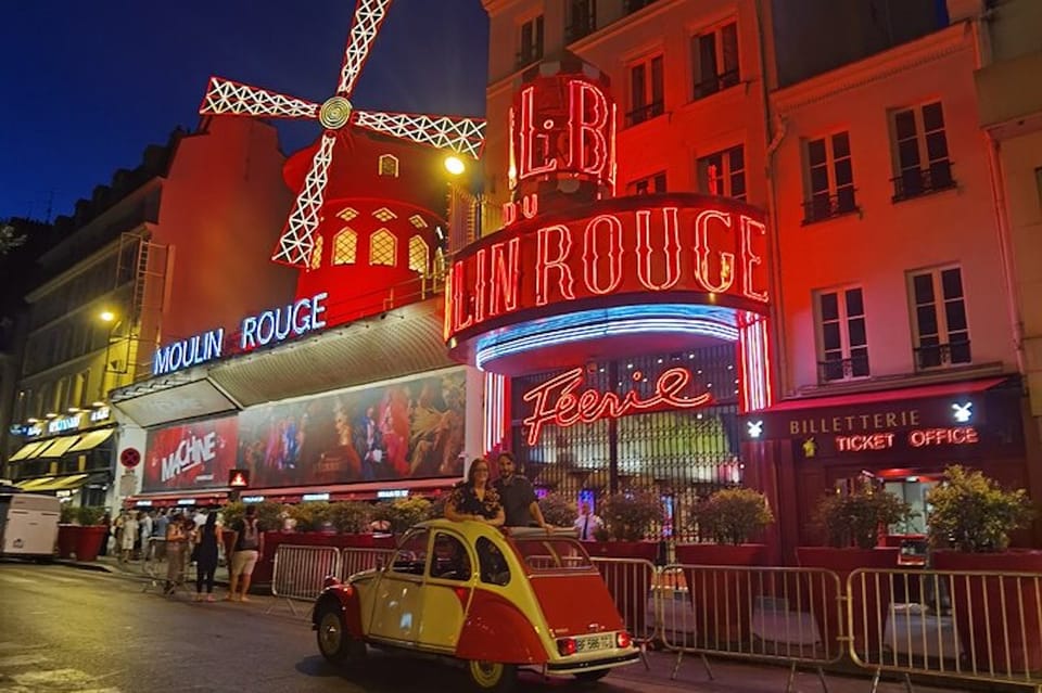 Paris: City Sightseeing Tour at Night in Vintage Car | GetYourGuide