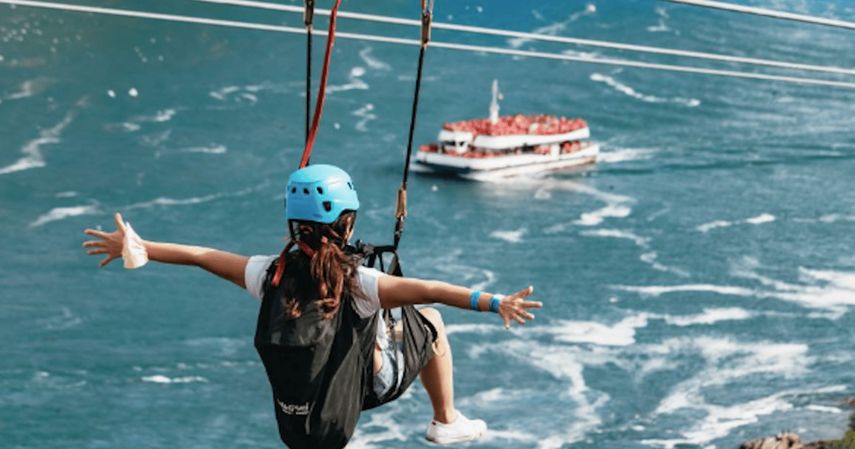 Cascate del Niagara, Canada: Zipline mattiniera per le cascate ...