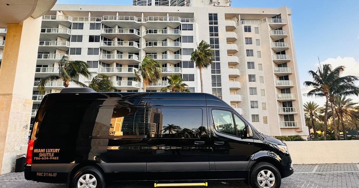 Shuttle Miami Airport/Hotel to Miami Port or Hotel 14pax | GetYourGuide