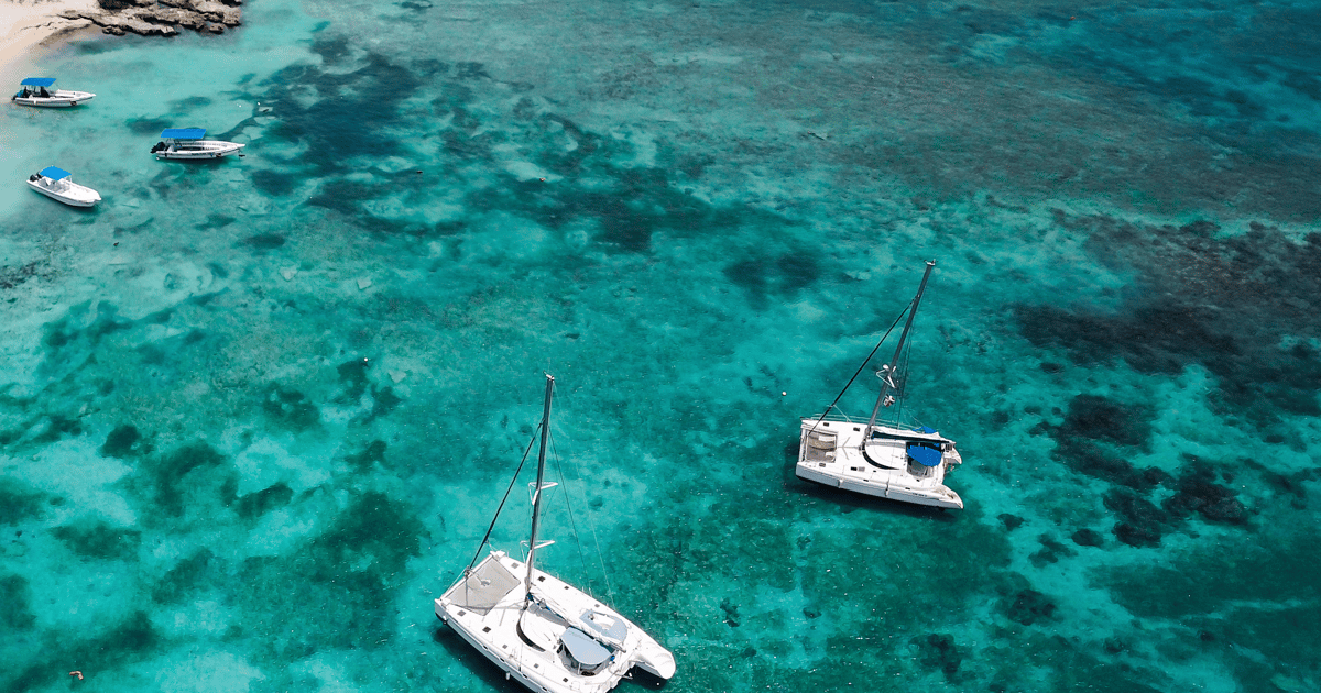 Paros: Croazieră privată cu catamaran cu masă, băuturi și SUP ...