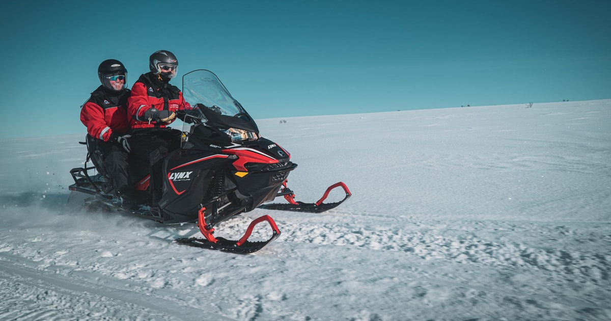 From Alta: Daytime Snowmobile Adventure | GetYourGuide