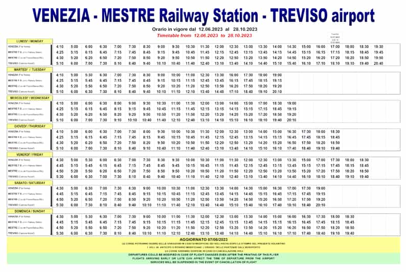 Treviso Airport to Mestre and Venice by Express Bus | GetYourGuide