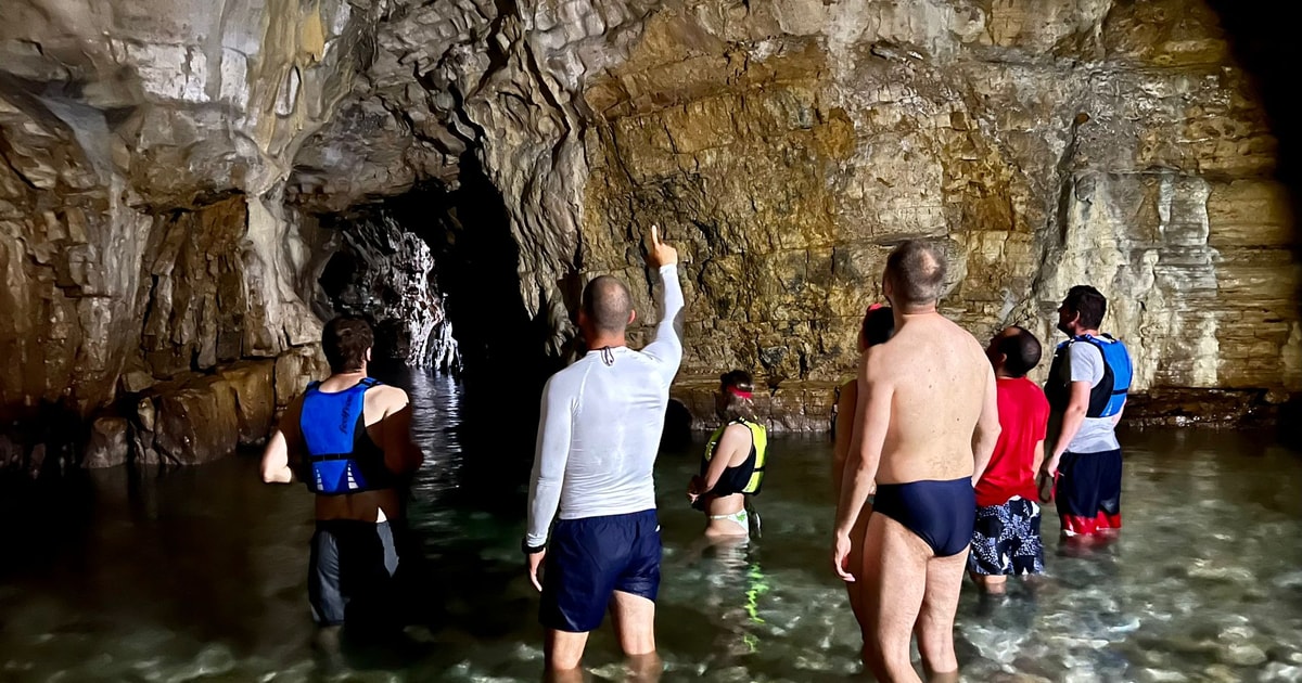Pula: Blue Cave Kayak Tour with Swimming and Snorkeling | GetYourGuide