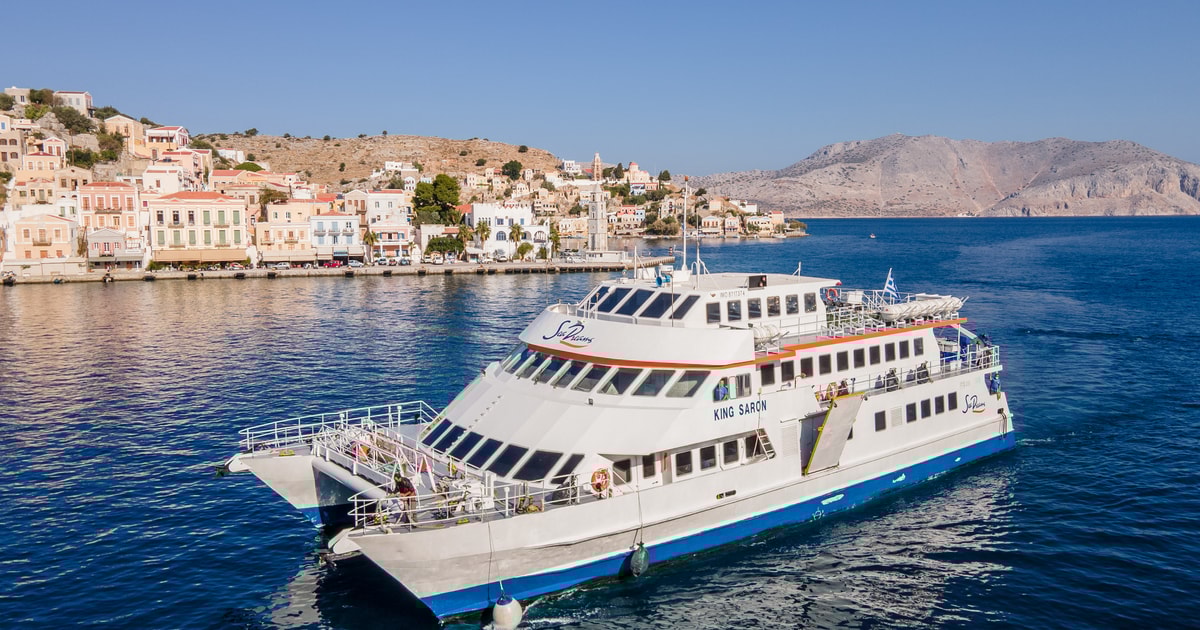 Rhodes Town: Symi Island Cruise at Noon with Free Time | GetYourGuide