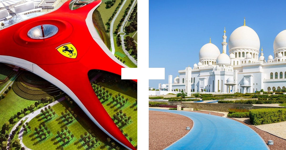 From Dubai: Abu Dhabi Mosque and Ferrari World Tour | GetYourGuide